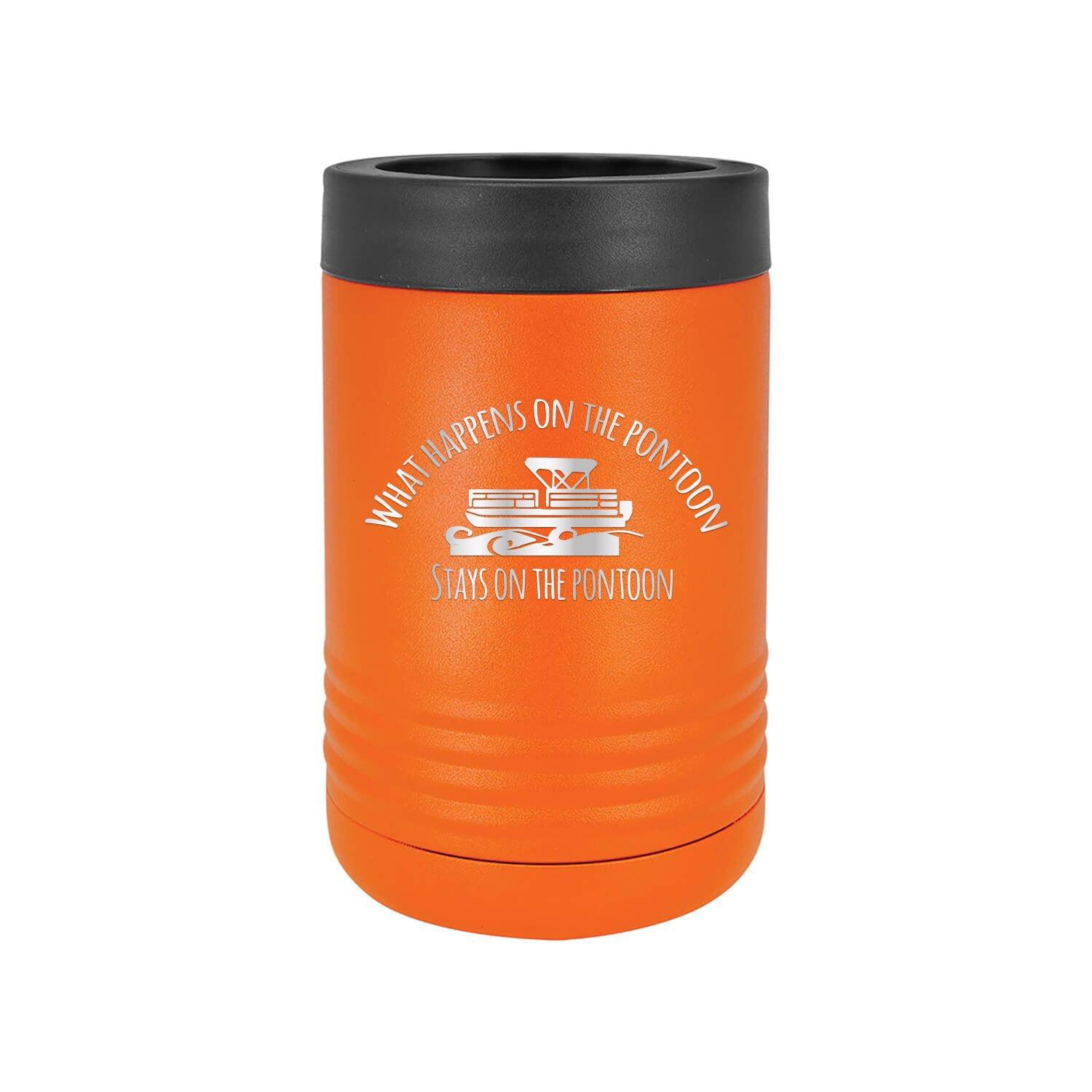 What Happens on the Pontoon Stays on the Pontoon - Engraved Can Bottle ...