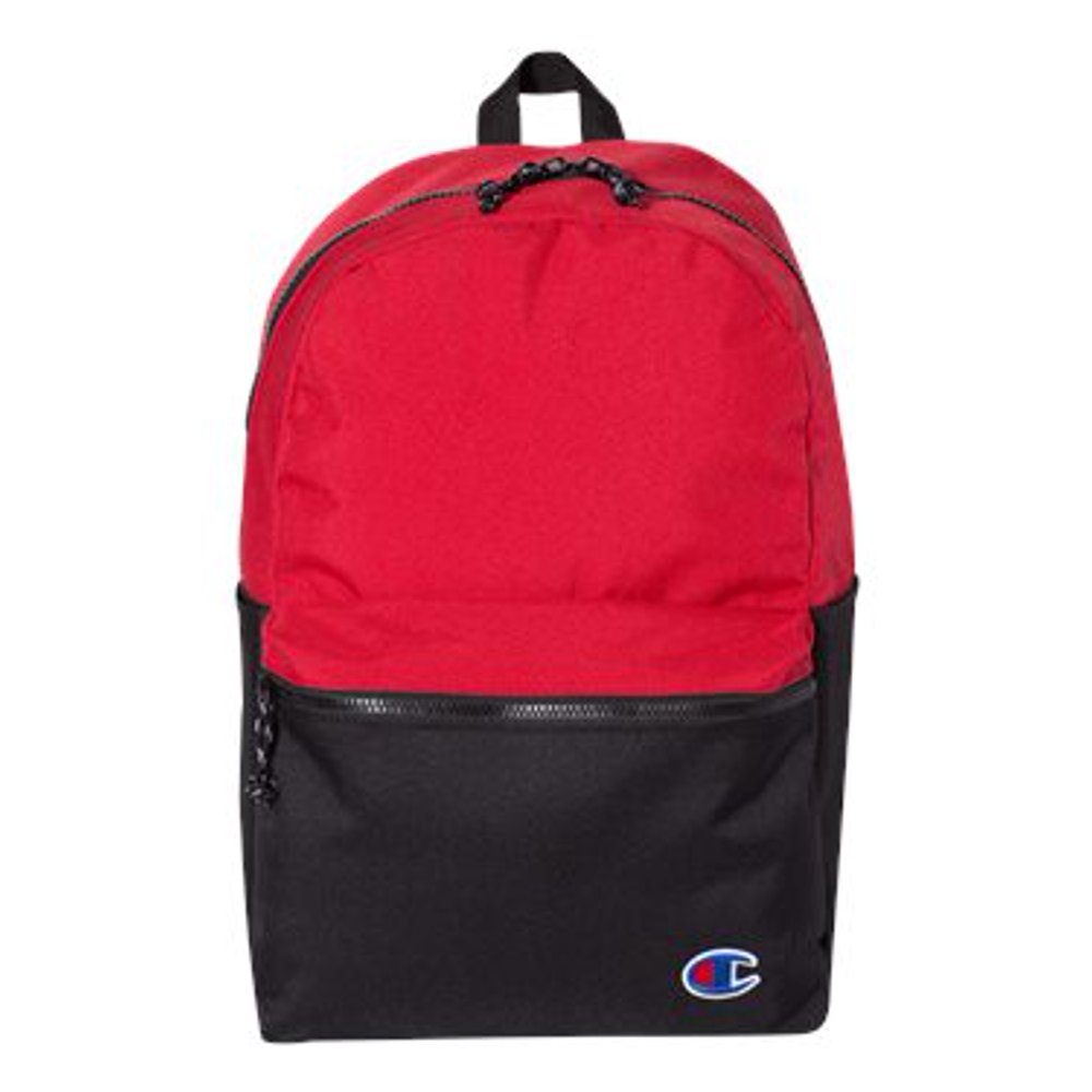 Champion - Champion 21L Script Backpack, Heather Red/ Black - Walmart ...