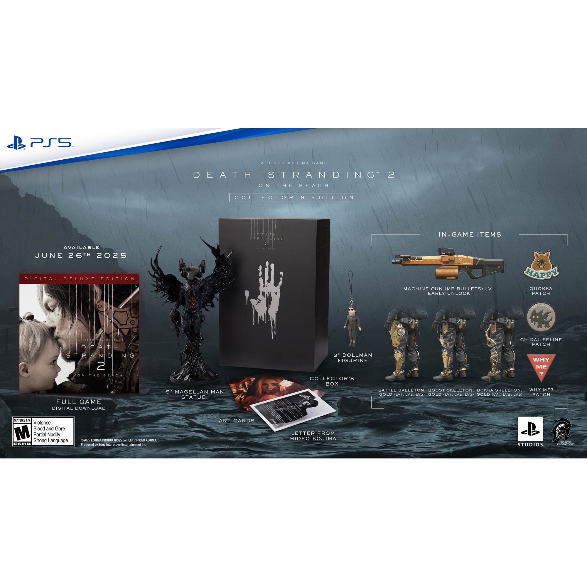 Click here for Playstation Death Stranding 2: On The Beach Collec... prices