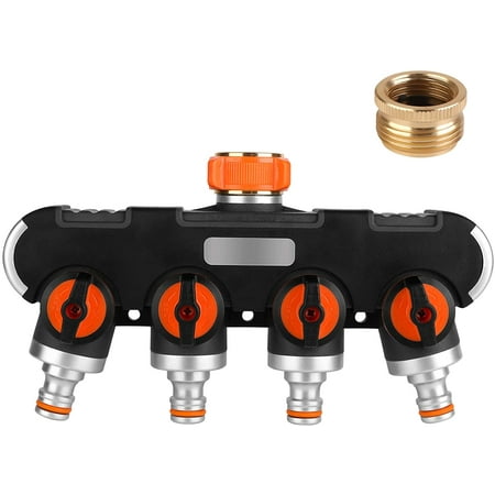4-way distributor: 3/4" and 1/2" water distributor with water ...