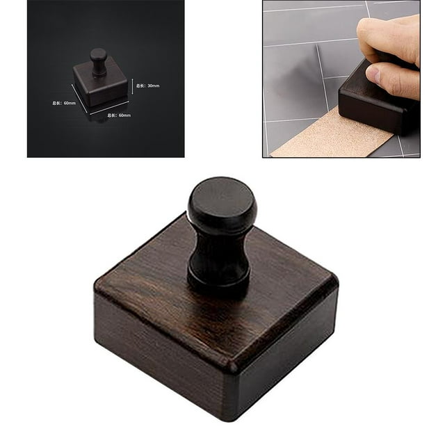 Wooden Leathercraft Slicker Burnisher Polished Rod Edge Burnisher ...