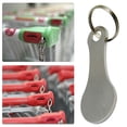 2Pcs Shopping Trolley Keys Removable Anti Rust Stainless Steel Shopping ...
