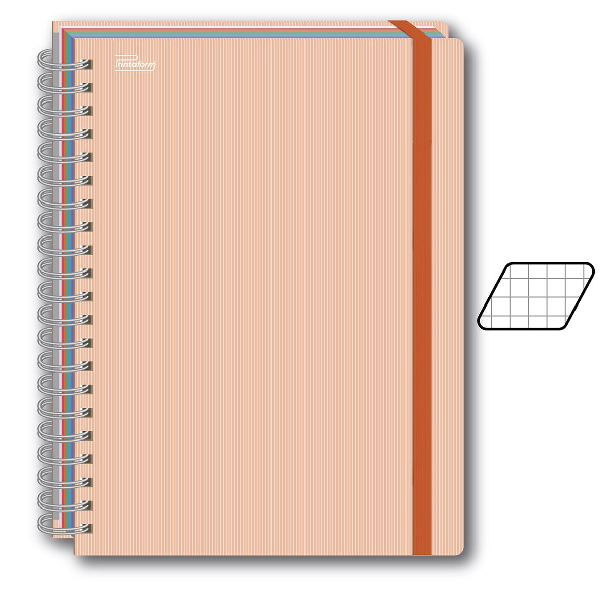 Libreta Profesional Universitaria Colores Pastel 200 Hojas Cuadro Grande Printaform | Bodega ...