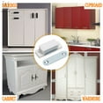 GustaveDesign Cabinet Cupboard Door Magnetic White Tone Latch Catch ...