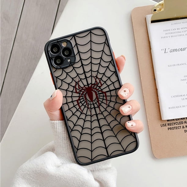Spiderman Marvel Hero Chest Logo Funda De Teléfono Celular Mate Para ...