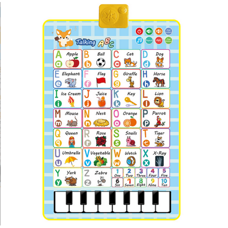 Electronic Interactive Alphabet Wall Chart, ABC Learning for Toddlers ...
