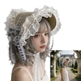 Breathable Cotton Lined Bonnet Cap Adjustable Tie Design Versatile ...