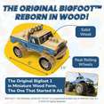 DIY Bigfoot 1 Monster Truck Wooden Kit w/Stickers (Small 5") - Walmart.com