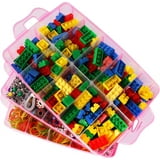 Casewin 3-Layer Things & Crafts Storage Box with 30 Adjustable ...