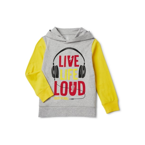 Wonder Nation - Wonder Nation Little & Big Boys' Graphic Hoodie, Also ...