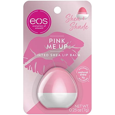 eos Shea + Shade Tinted Lip Balm - Pink Me Up | 24 Hour Hydration | Lip ...
