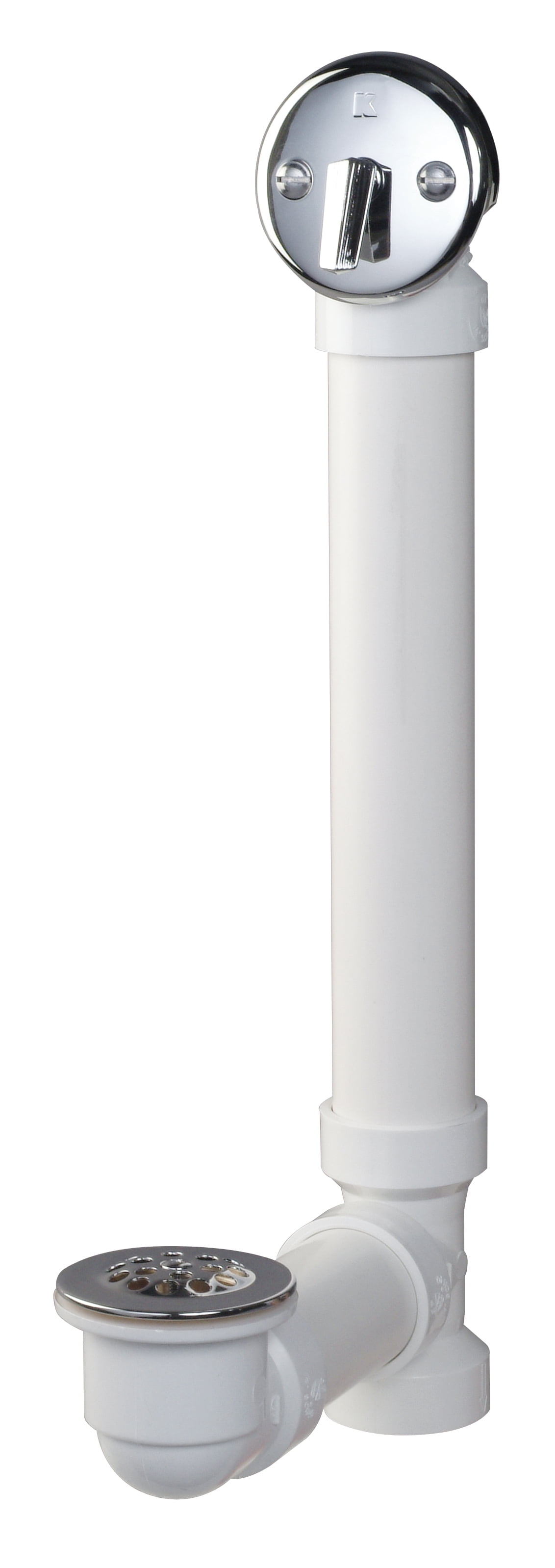 Keeney 640PVC Trip Lever Bath Drain 1.5-in. SCH. 40 PVC, Polished ...