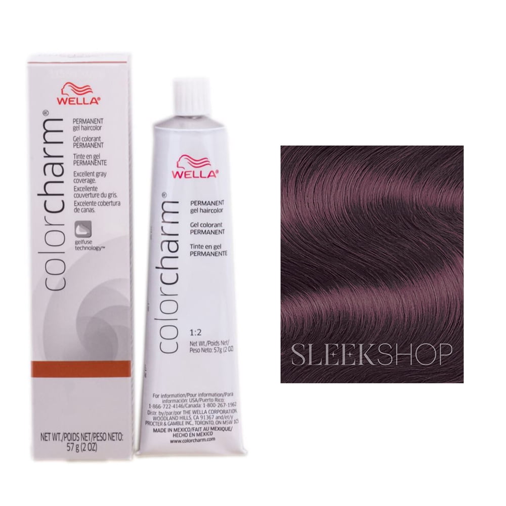 Wella - Wella COLOR CHARM, HAIR COLOR Gel Permanent Tube Haircolor ...