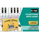 QMG, Piano Lesson Book & Note Chart, 48 Pages, Color-Coded - Walmart.com