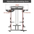 EONFITOmni Power Cage Home Gym Package, 1000LBS Multi-Functional ...