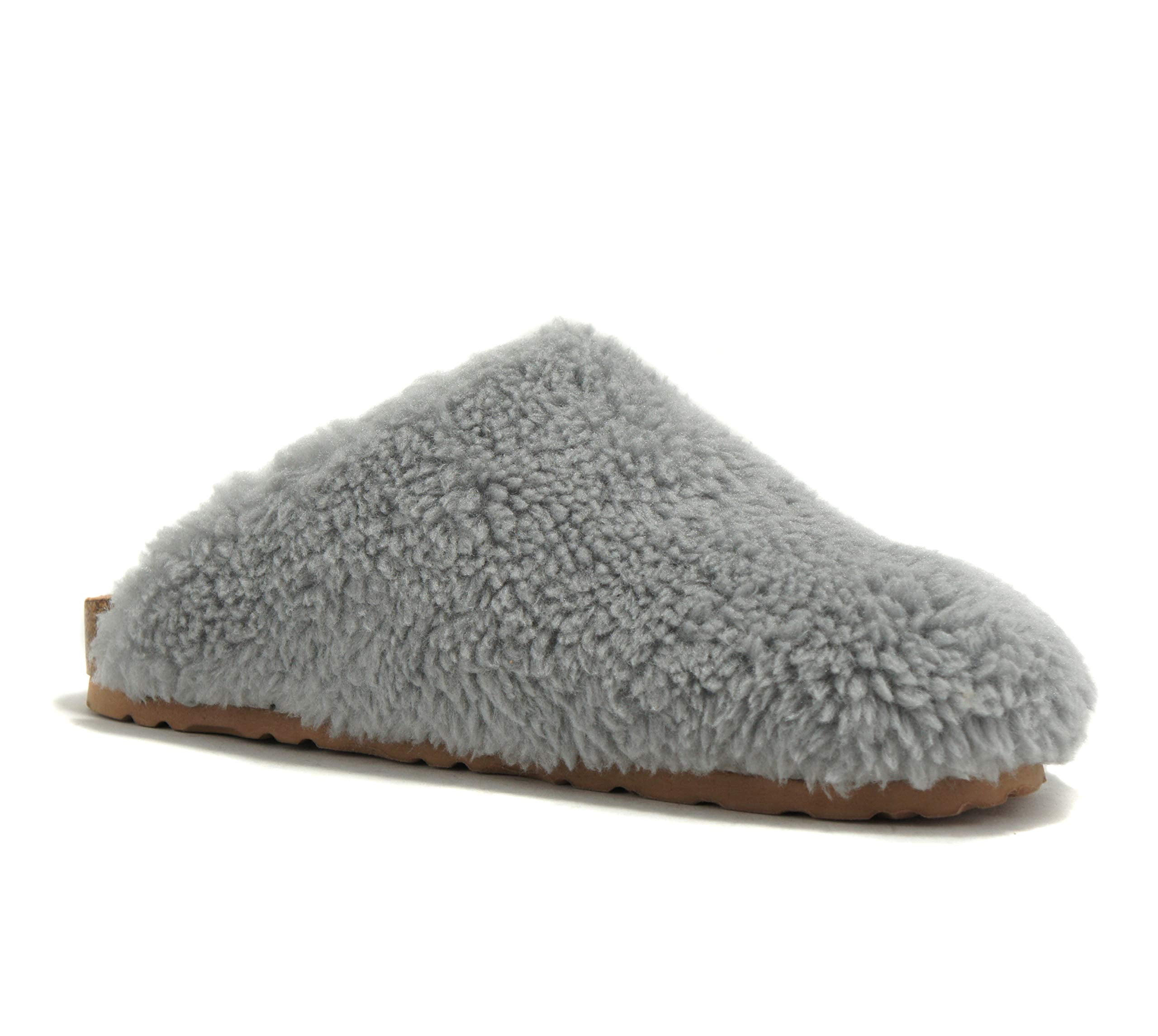 Soda Shoes Women Super Soft Faux Fur Fuzzy Fluffy Close Toe Slide in ...