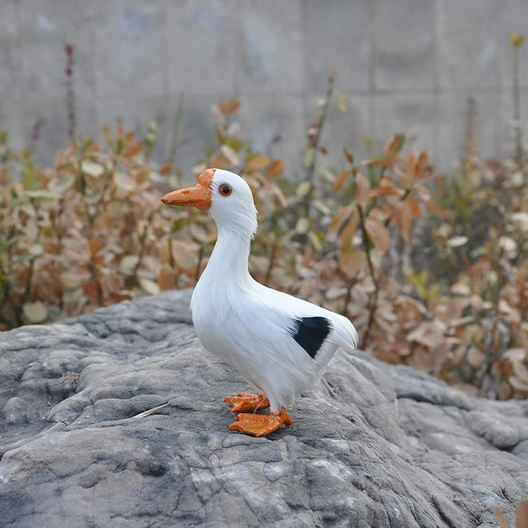 Realistic Geese Lawn Ornaments Realistic Hand Painted Mama Duck And 3