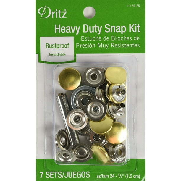 Dritz Heavy Duty Snap Kit, 7 Count - Walmart.com - Walmart.com