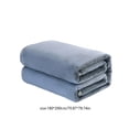 King Size Flannel Fleece Blanket - Plush Polyester Cover For Master ...