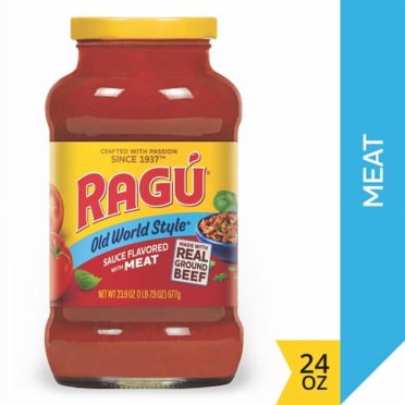 2 Pack - Ragu Old World Style Pasta Sauce Traditional Jar 24 oz Package ...