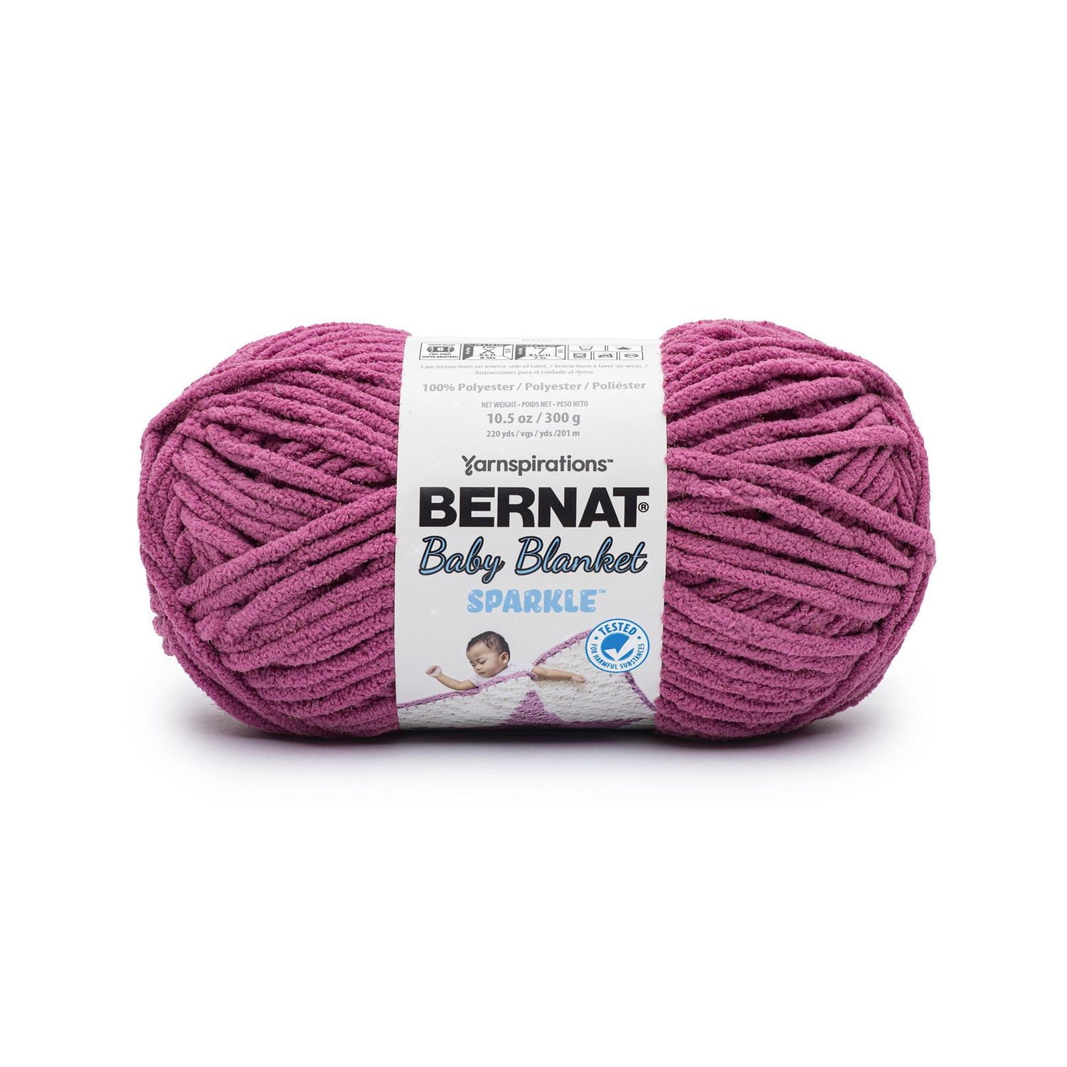 Click here for Bernat Baby Blanket Sparkle Yarn  Polyester #6 Sup... prices