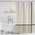 Abstract Modern Minimalist Art Shower Curtain Set, Waterproof Shower ...