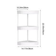 karymi Household Toilet Toilet Corner Storage Rack Bathroom Shelves ...
