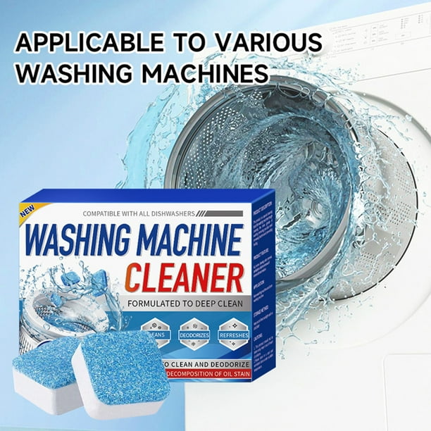 Clean Washing Machine Cleaning Effervescent Tablets, Powerful Dirt ...