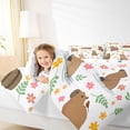 Castle Fairy Cartoon Animal Full Size Comforter Sets,Chic Flowers ...