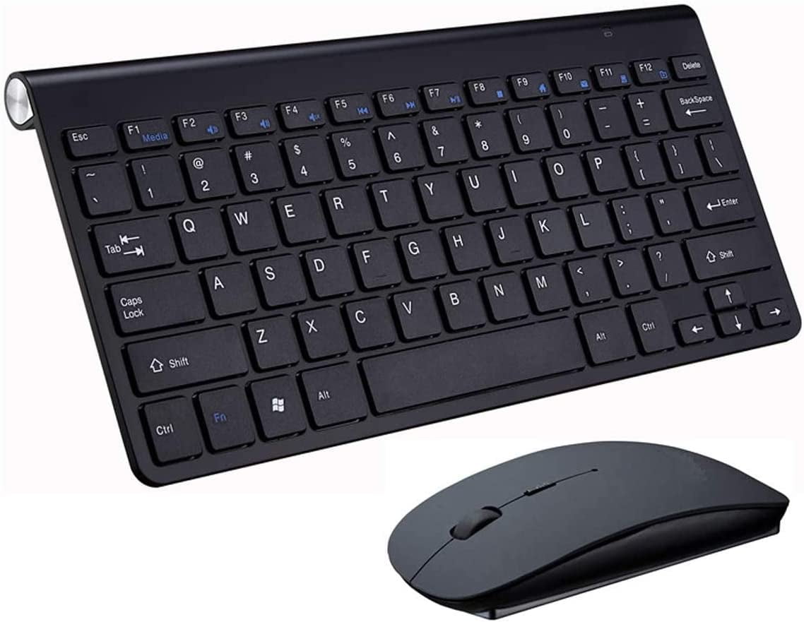 LINLIN Wireless Keyboard and Mouse Set,Rechargeable 2.4G Cordless ...