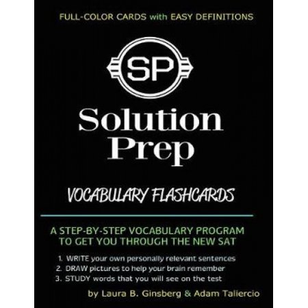 Solution Prep Vocabulary Flashcards: For the SAT & ACT! | Walmart Canada
