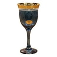 Lorren Home Trend Elegant 6-Piece Multicolored Crystal Wine Goblet Set ...