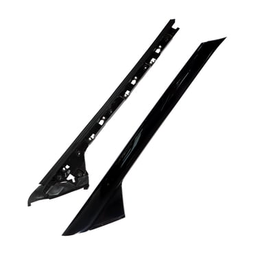 Ciro Center Windshield Trim, Fits H-D Road Glide Models - Black Finish ...