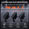4 Pin Trailer Wiring Bracket Heavy Duty Steel 4 Way Flat Connector ...