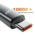 USB A to USB C 120W Fast Power Cable with Strong Spring Design Nylon ...