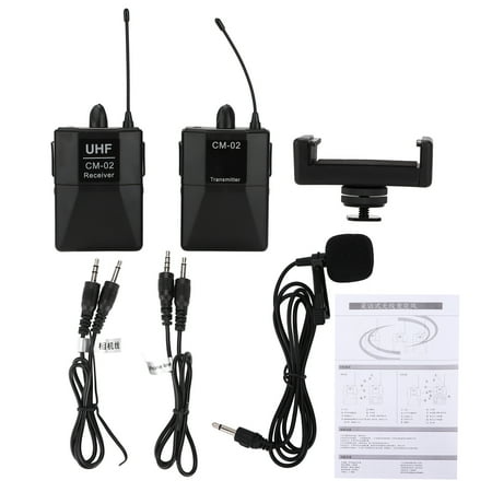 Wireless Lavalier Microphone, Lapel Microphone Indoor Recording For ...