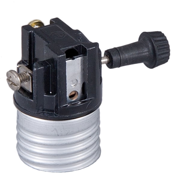 B&P Lamp® 3-Way Med. Base, Turn-Knob Lamp Socket Interior - Walmart.com