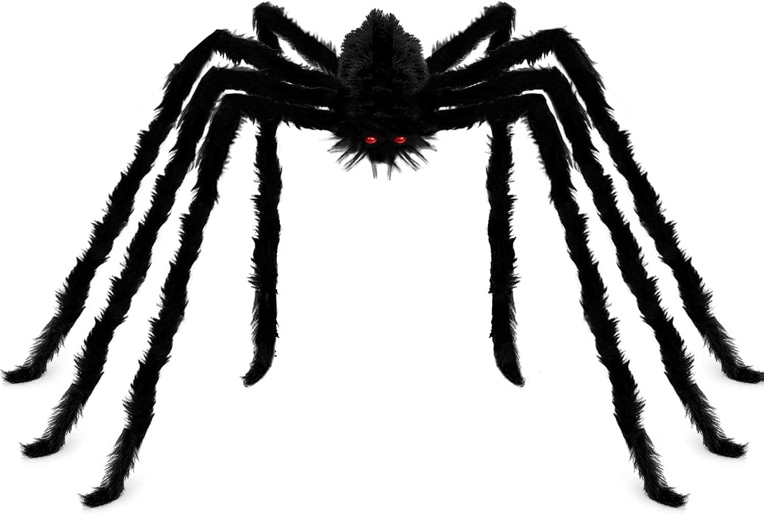 Halloween Decorations Giant Spider 6.6ft,Realistic Large Hairy Spider ...