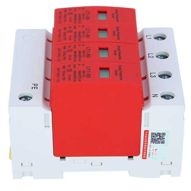 Red Surge Protection Module Magnetic Blowing Type Flame Retardant Low ...