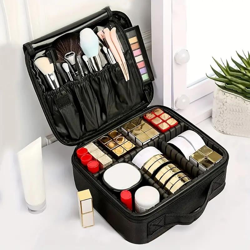 Click here for Grm Portable Cosmetic Bag  Makeup Case With Divide... prices