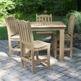 highwood® Eco-Friendly Lehigh 5pc Square Counter Dining Set - Walmart.com