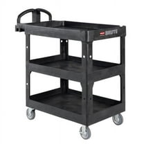 "Rubbermaid Commercial Rolling Utility Cart, 500 lb Capacity, 45 1/4 ...