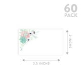 Koyal Wholesale Wild Flowers Place Cards for Wedding Party Tables ...