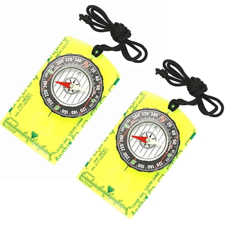 SICED Orienteering Compass Green Acrylic for Navigation and Hiking ...