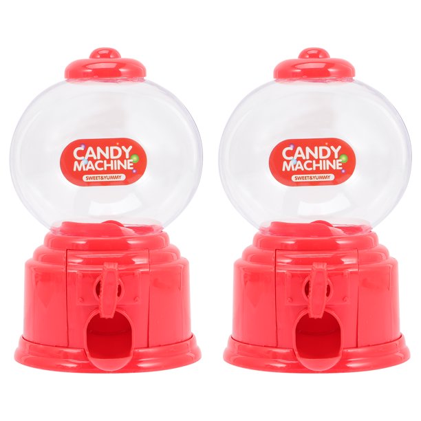 2 Pcs Gumball Machines Toys Kids Candy Machines Candy Dispenser ...