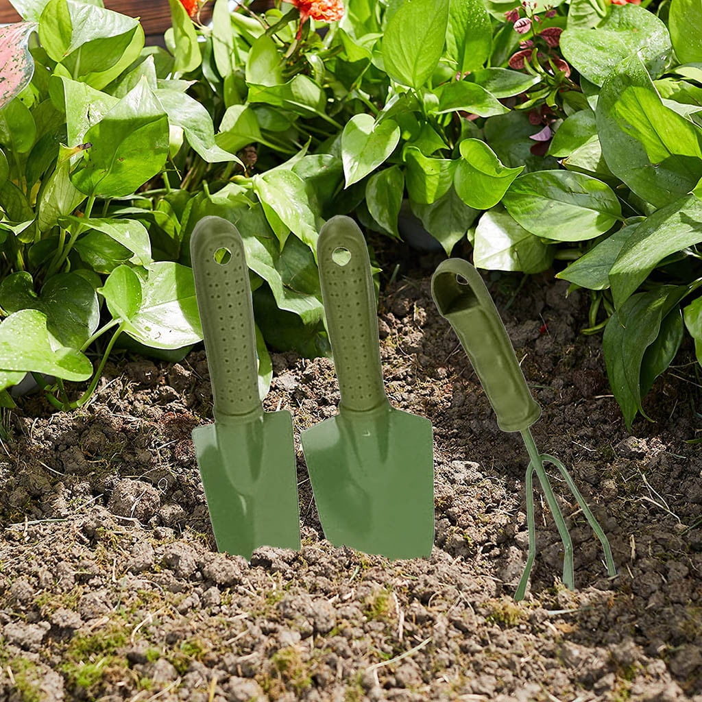 Gardening Tools Three-Piece Shovel Family Growing Vegetables Flower ...