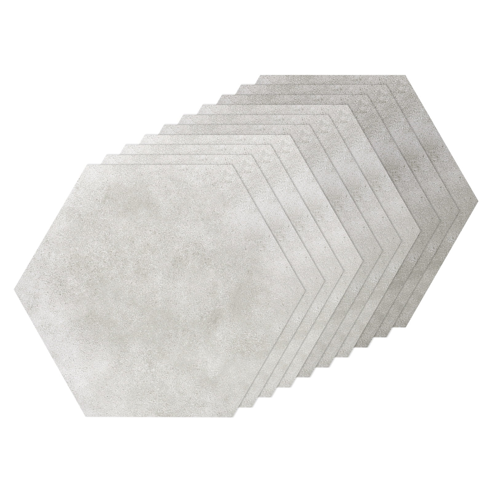 Hexagon Floor Sticker, 10Pcs 9"x8" Self-Adhesive Hexagonal Stickers ...