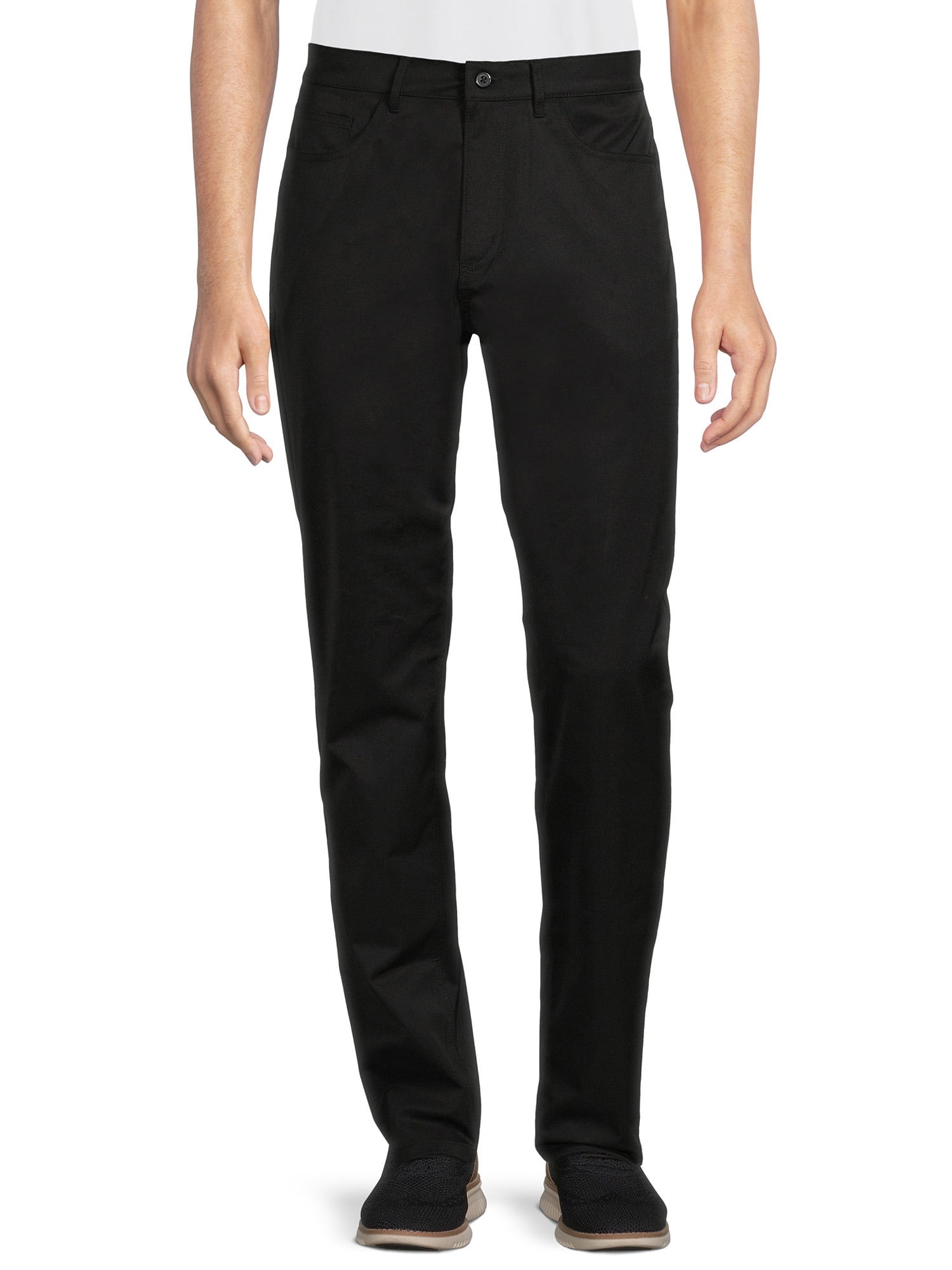 Buy George Men's Stretch Dress Pants with 5 Pockets Online at Lowest ...