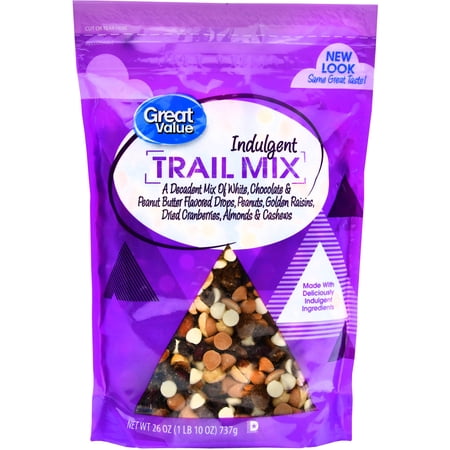 Great Value Indulgent Trail Mix, 26 oz - Walmart.com