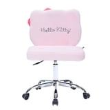 Impressions Vanity, Hello Kitty Teddy Fur Swivel Vanity Chair, Pink ...